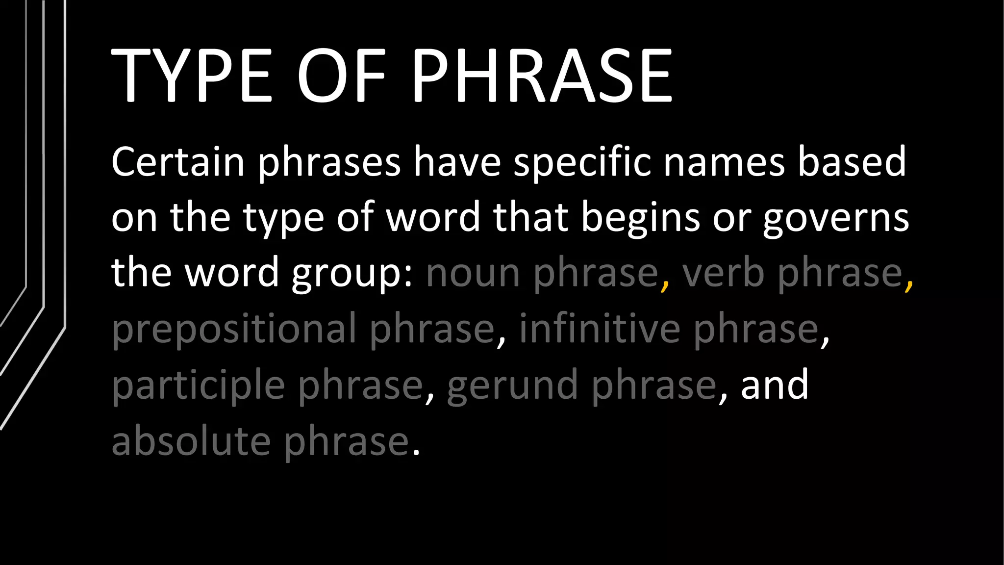 Phrase & Clause | PPT