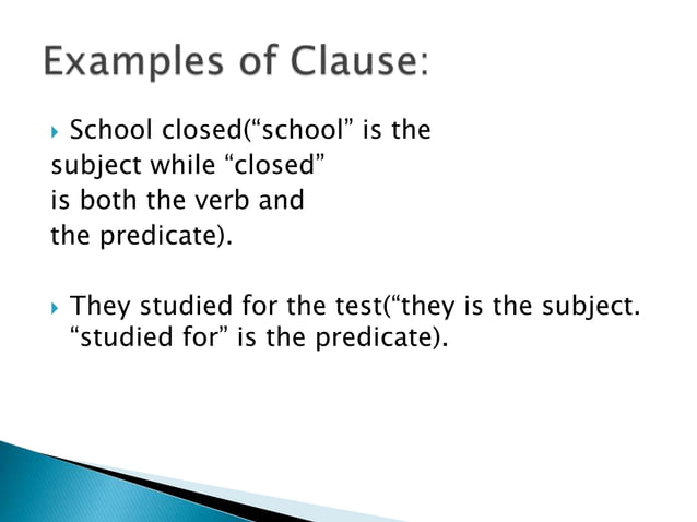 Phrase,clause and predicate | PPT
