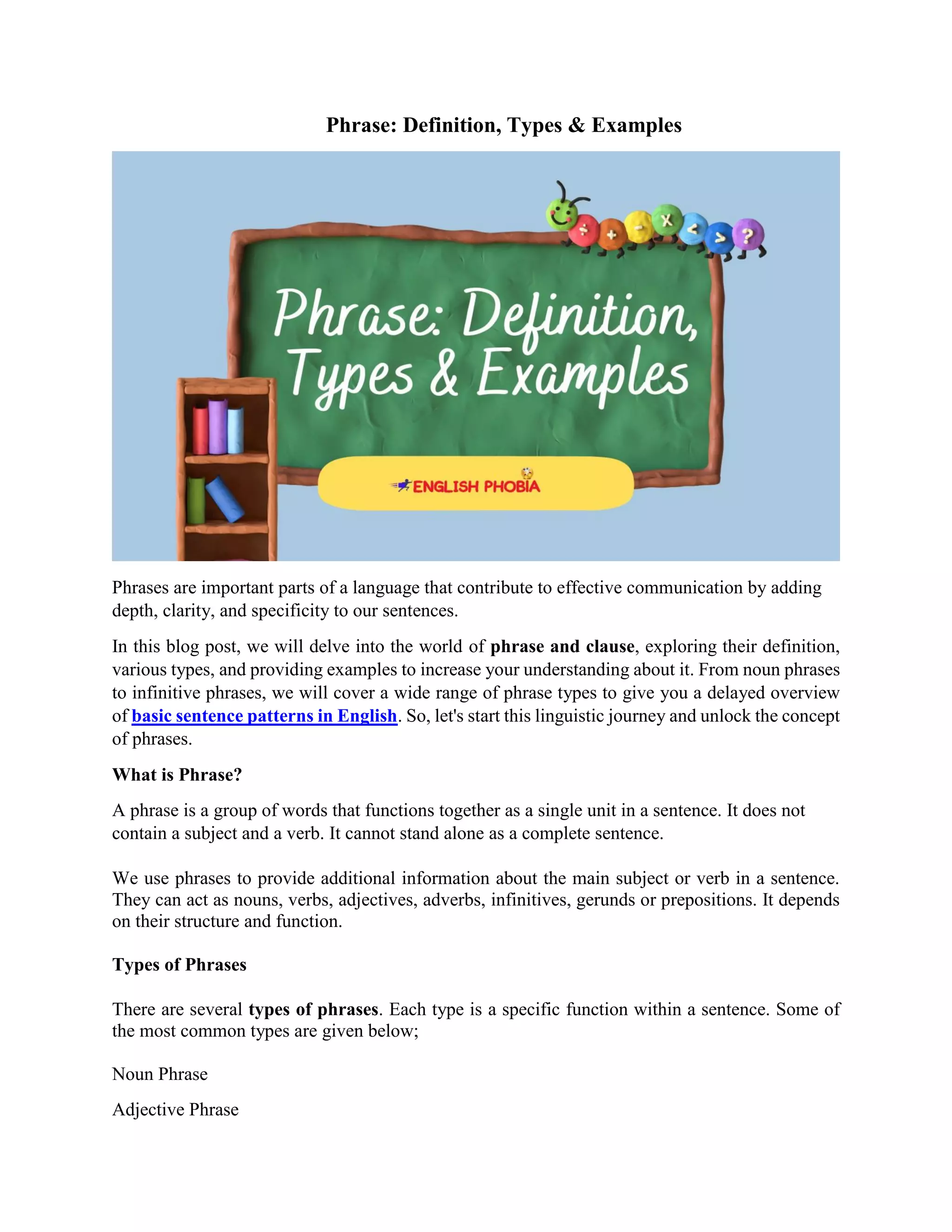 Phrase Definition, Types and Examples.pdf