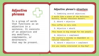 Types of phrase functions in a sentence.pptx | Desserts and Baking ...