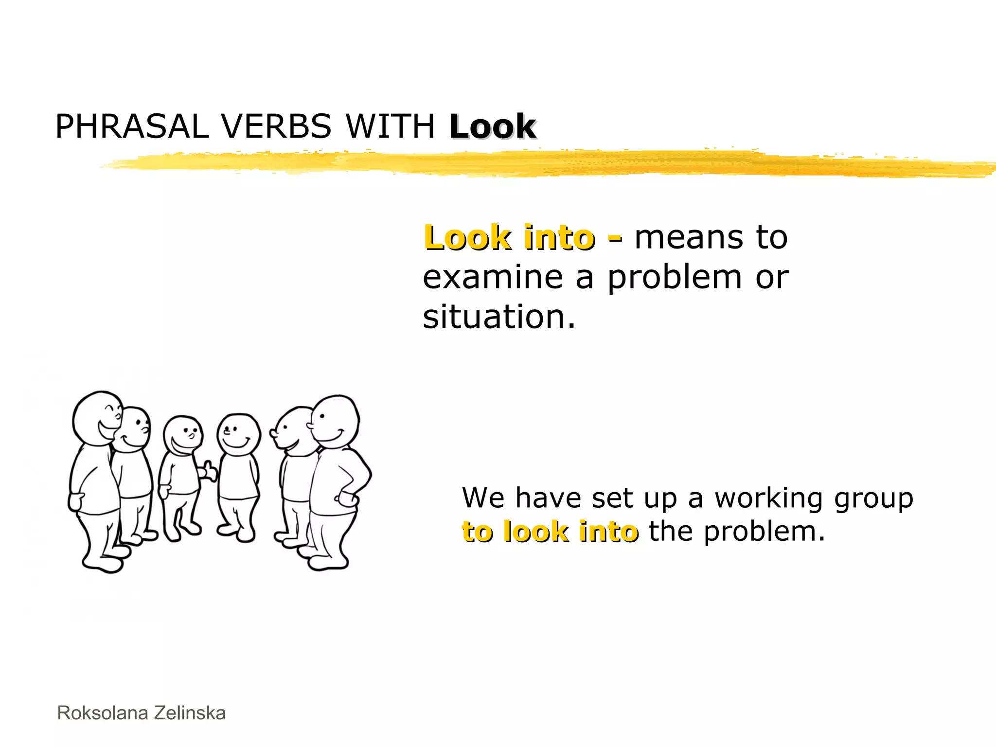 Phrasel verbs ( 2 words verbs ) | PPT