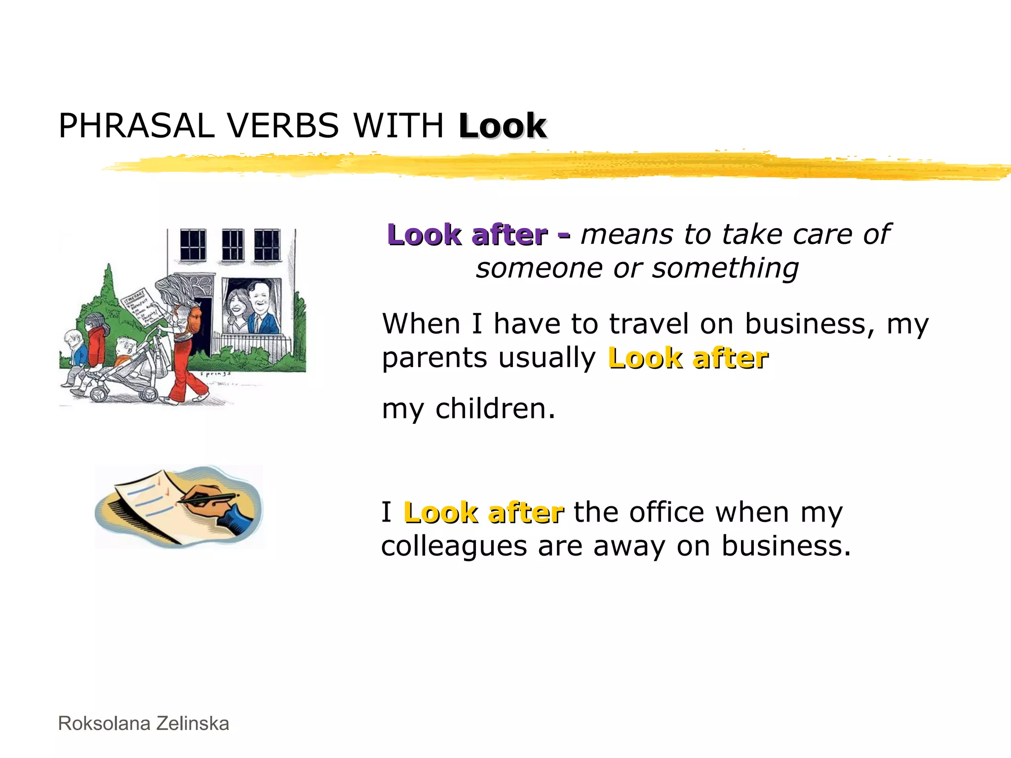 Phrasel verbs ( 2 words verbs ) | PPT