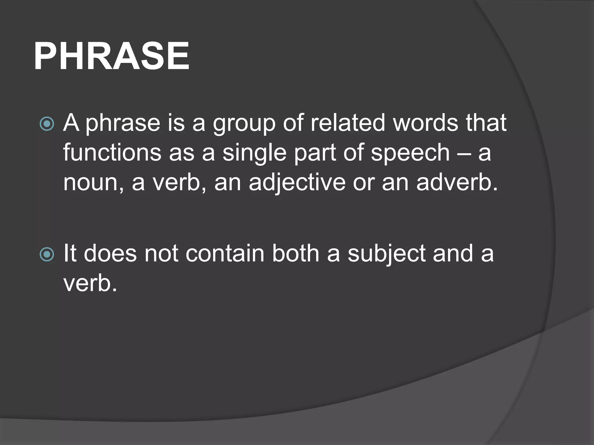Phrases | PPT