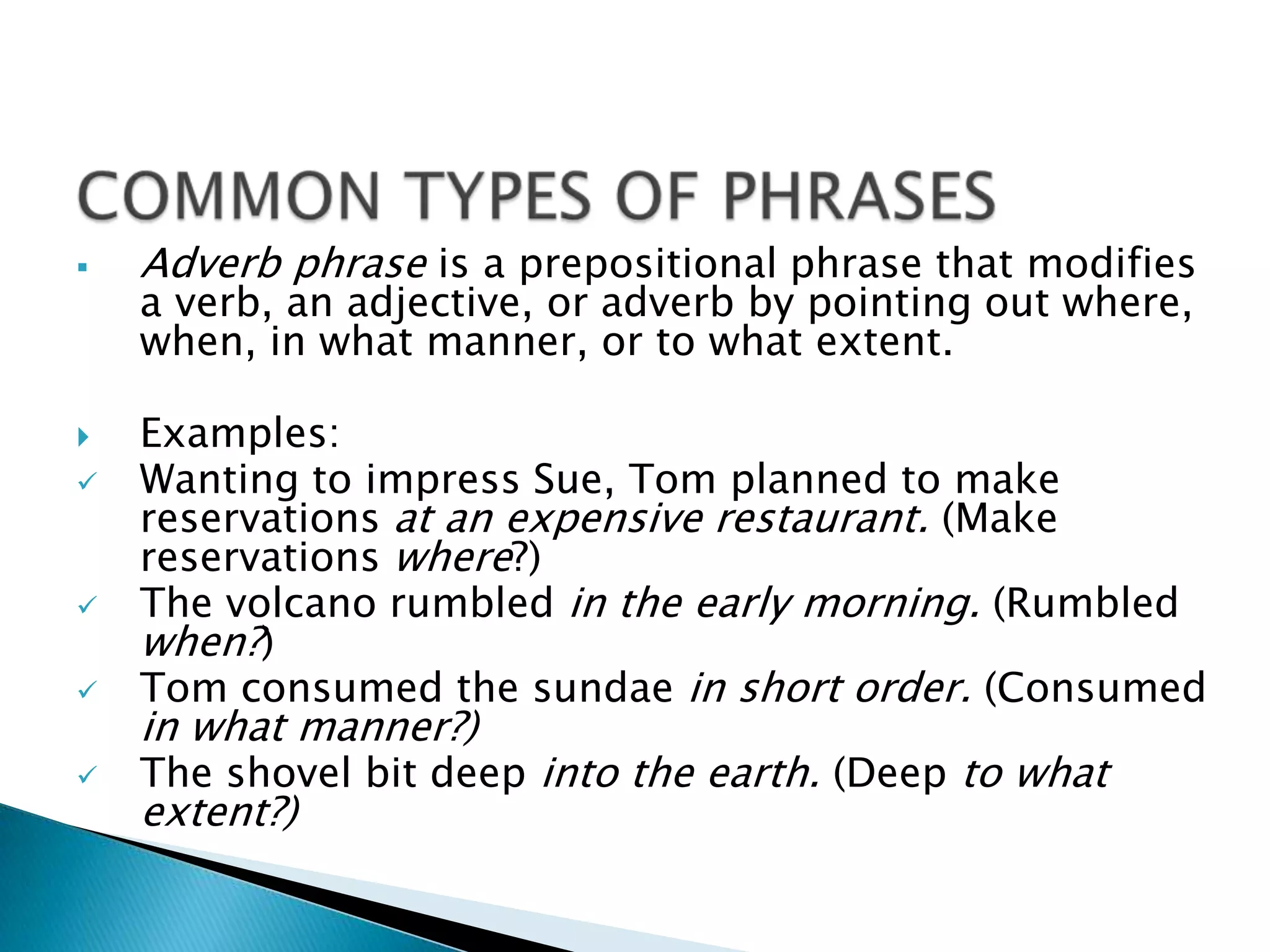 Phrases and clauses | PPTX
