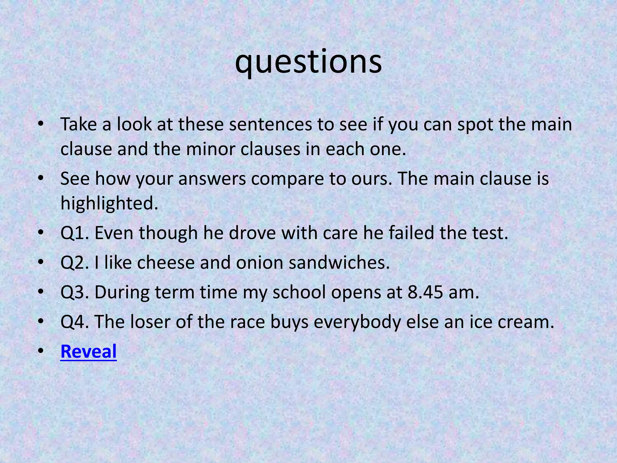 Phrases and clauses | PPTX