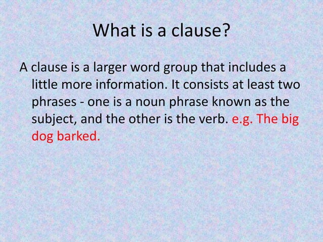 Phrases and clauses | PPT