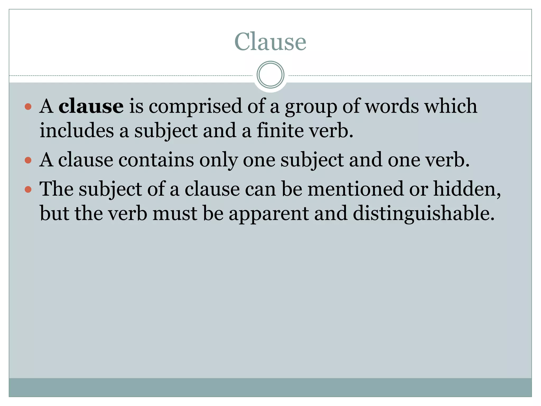 Phrases and clauses | PPTX