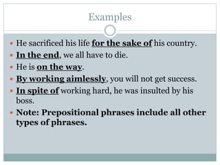 Phrases and clauses | PPTX
