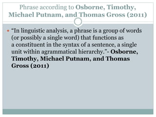 Phrases and clauses | PPTX