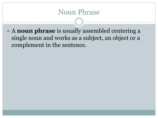 Phrases and clauses | PPTX
