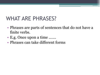 Phrases,clauses and Sentances | PPTX