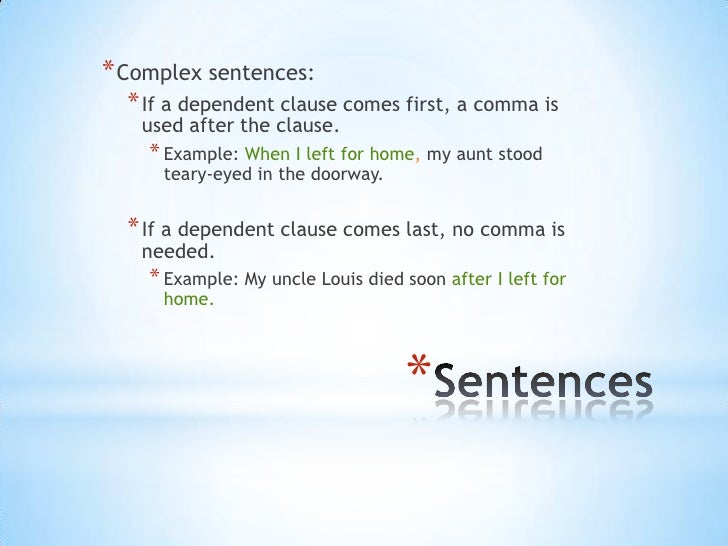 Phrases, clauses, and sentences
