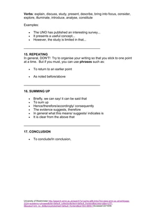 Phrases in academic writing | PDF