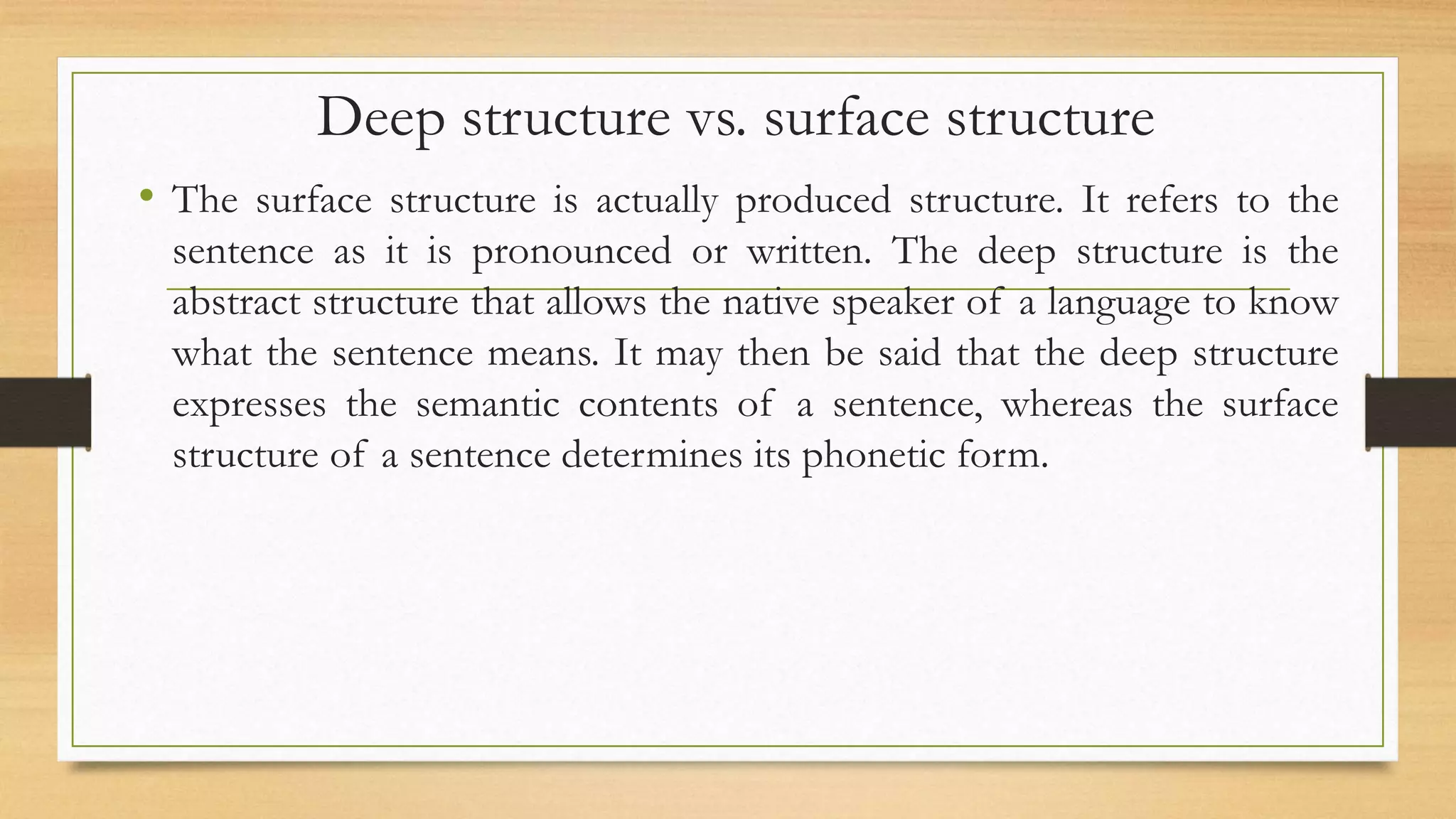 Phrase Structure Grammar Ppt