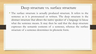 Phrase structure grammar | PPTX