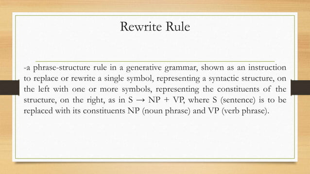 Phrase structure grammar | PPTX