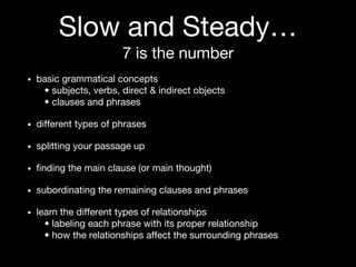 Phrasing objectives | PPTX