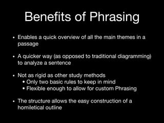 Phrasing objectives | PPTX