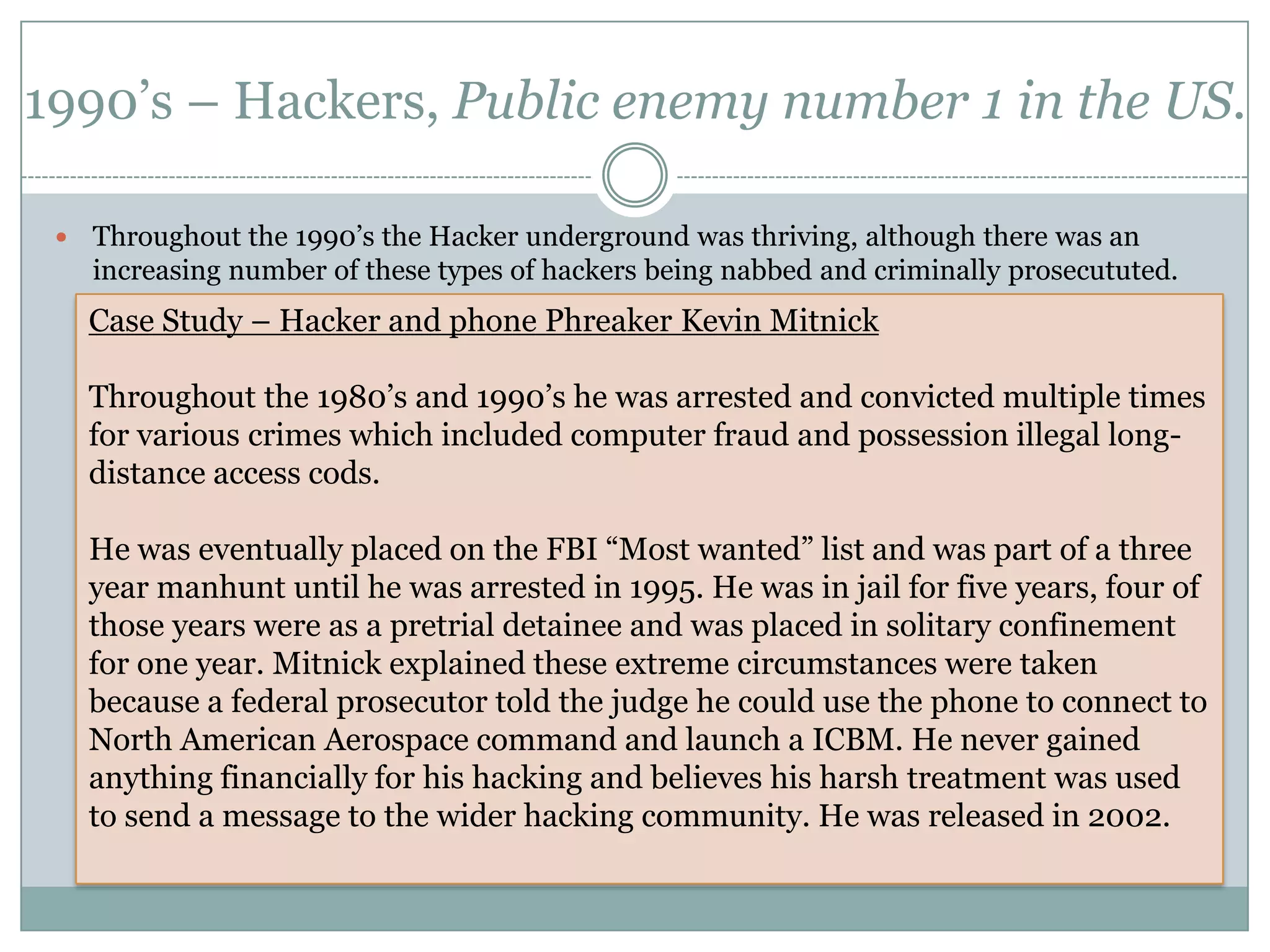 Phreaks, hackers & trolls | PPT | Free Download