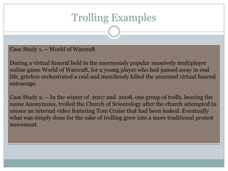 Phreaks, hackers & trolls | PPT