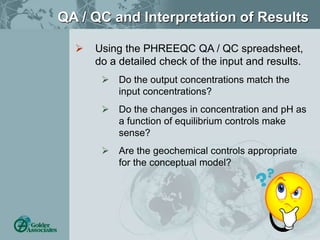 phreeqc training manual introductorio para todos | PPT