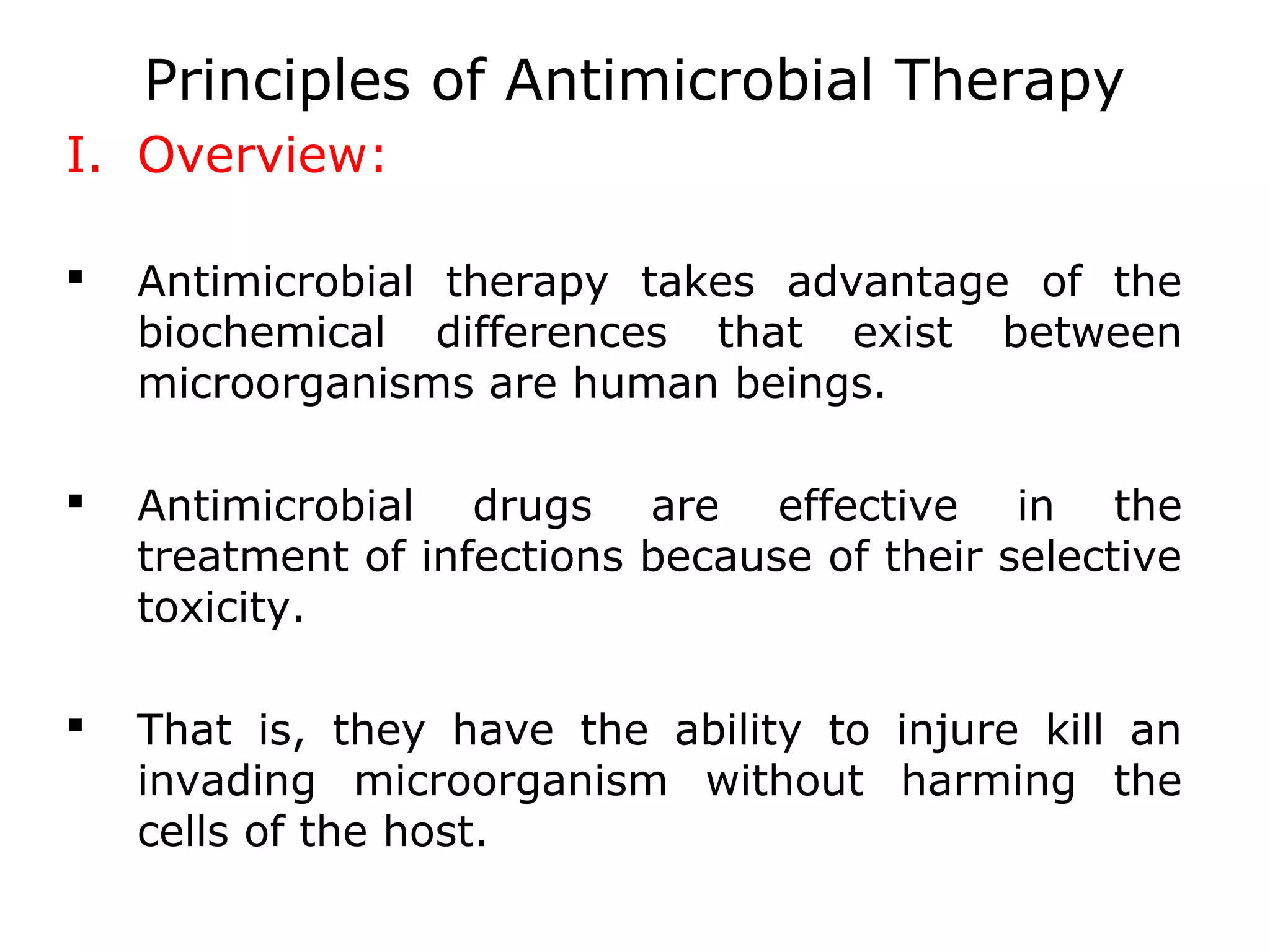 Principles of Antimicrobial therapy _Pharmacology | PPT
