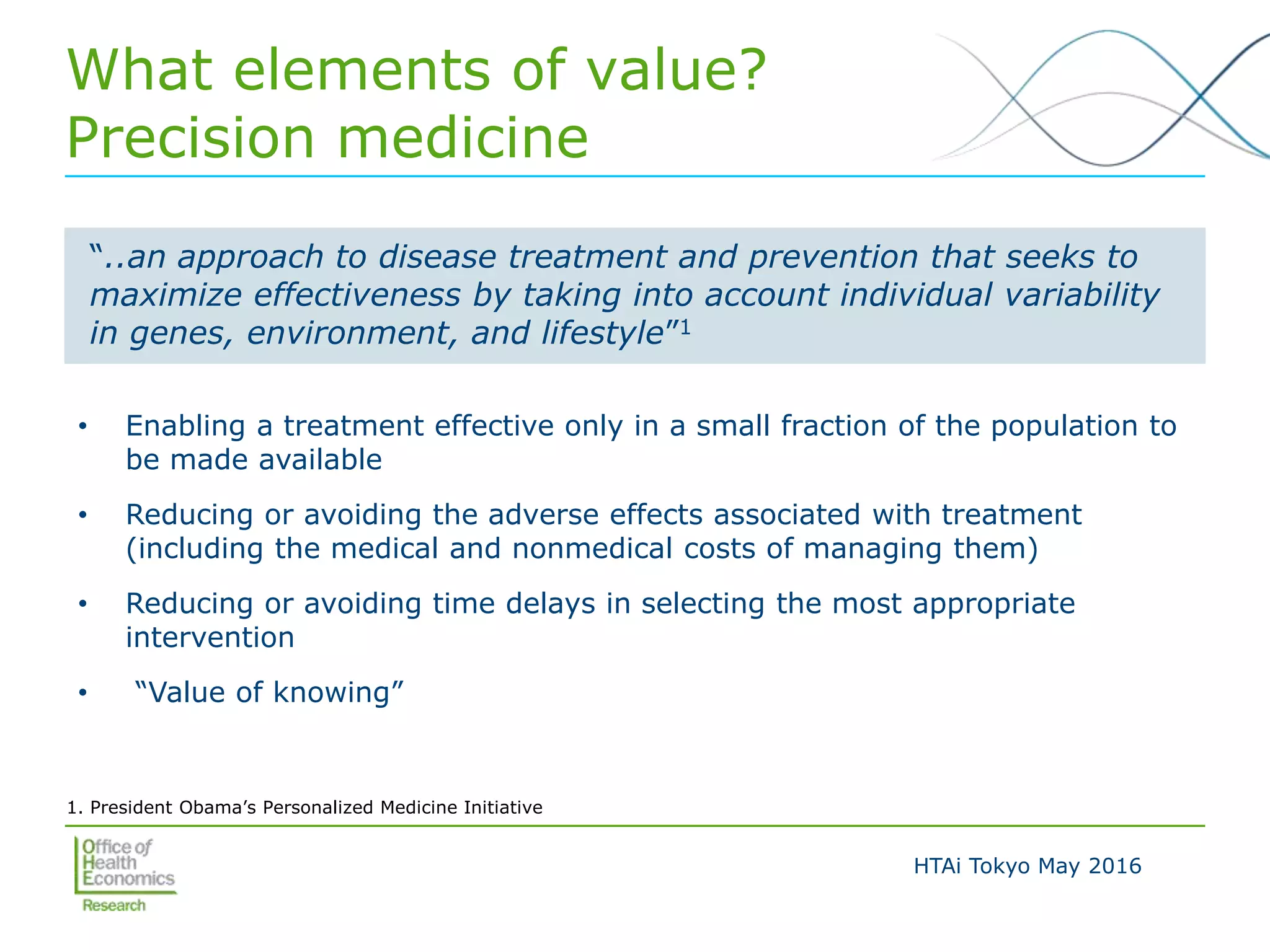 Dimensions of value, assessment, and decision making | PPT