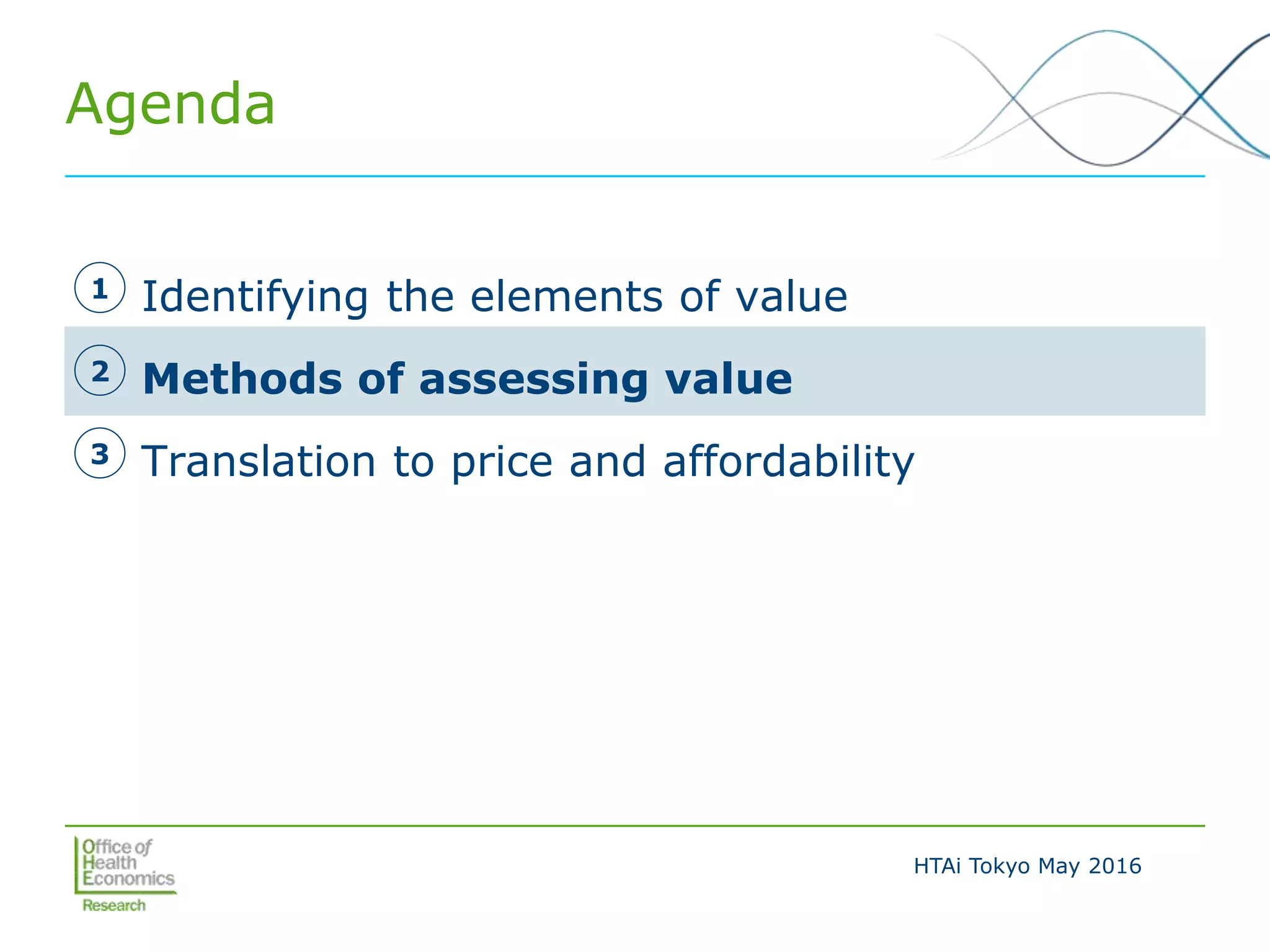 Dimensions of value, assessment, and decision making | PPT