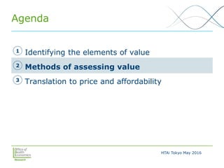Dimensions of value, assessment, and decision making | PPT