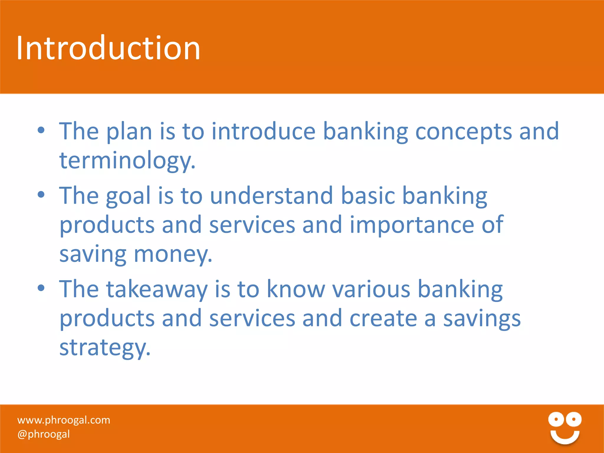 Personal Finance: Banking Basics and Saving Money | PPT