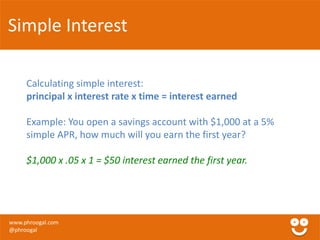 Personal Finance: Banking Basics and Saving Money | PPTX