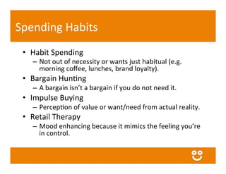Personal Finance: Budgeting & Psychology of Spending by @Phroogal | PPTX