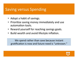 Personal Finance: Budgeting & Psychology of Spending by @Phroogal | PPTX