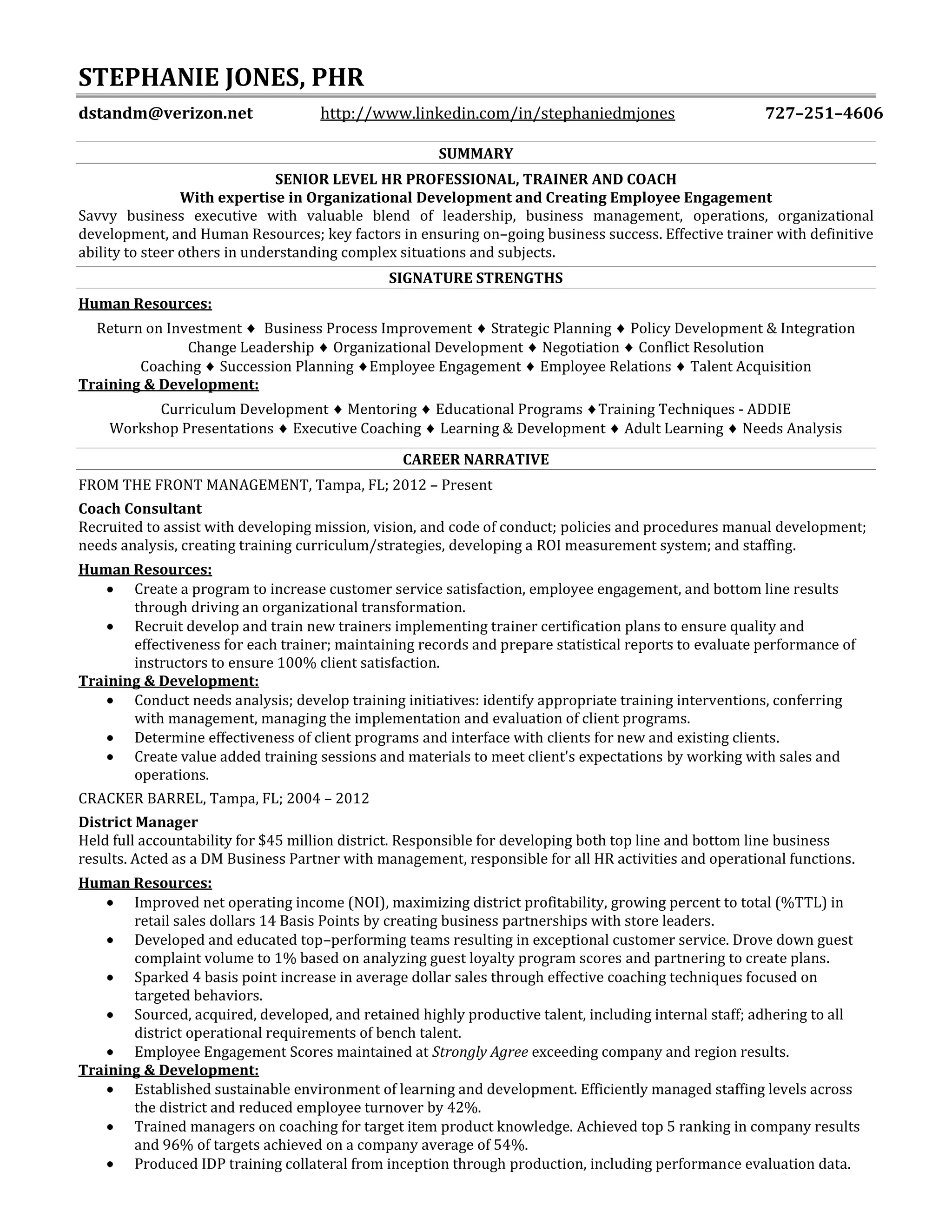 Phr stephanie jones | DOCX