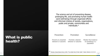 Understanding Public Health Systems through Data Integration and ...