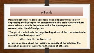 P h scale, buffers, redox potential | PPTX