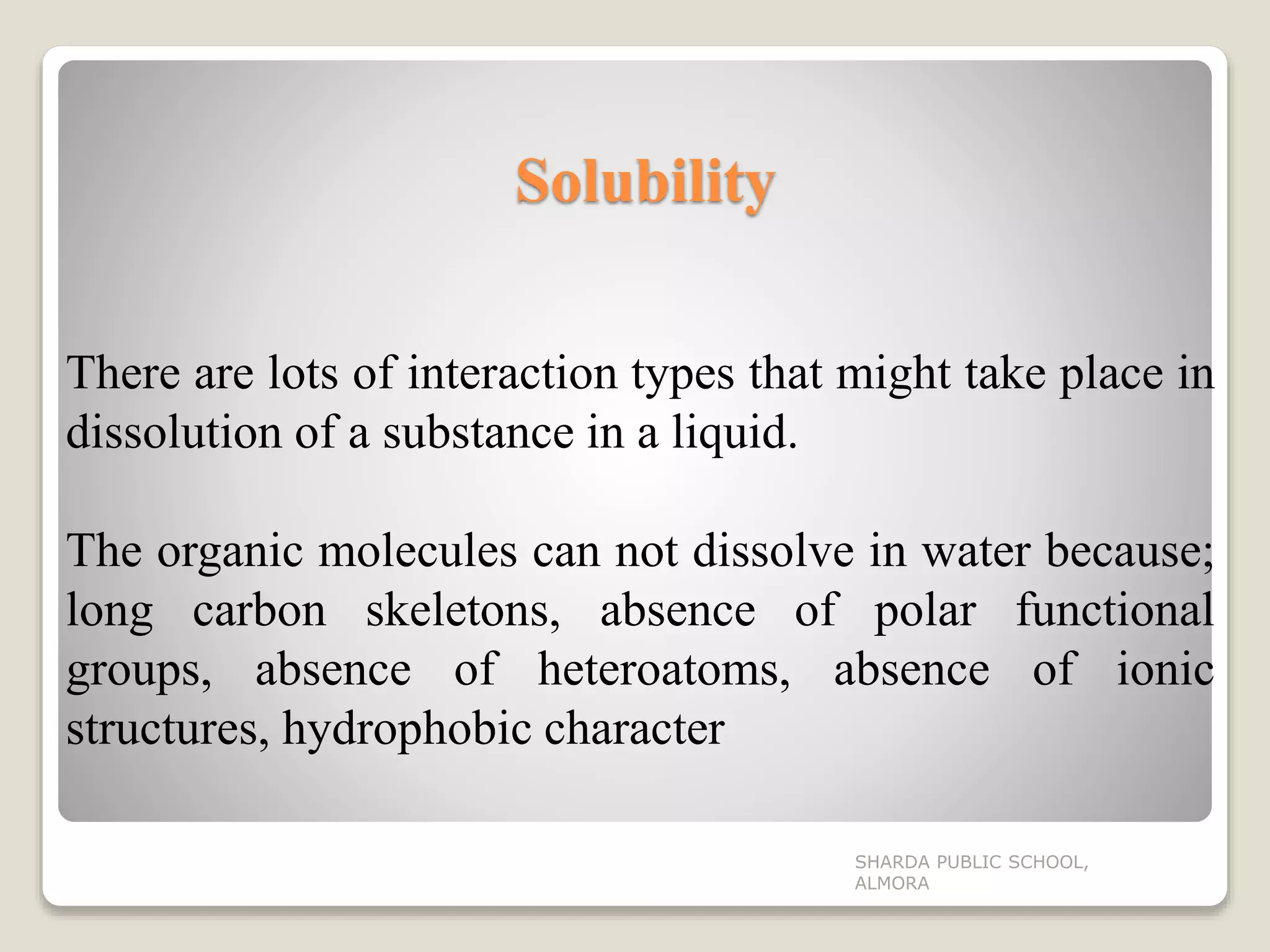 Separation and Purification of organic compounds | PPTX