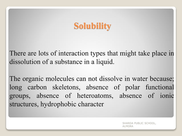Separation and Purification of organic compounds | PPTX