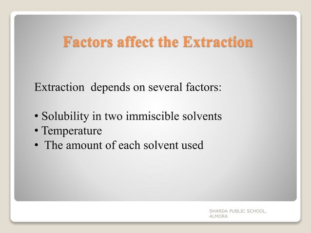 Separation and Purification of organic compounds | PPTX