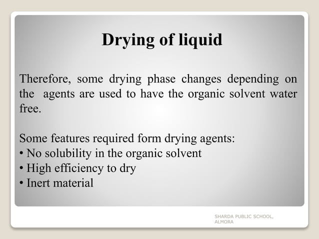 Separation and Purification of organic compounds | PPTX