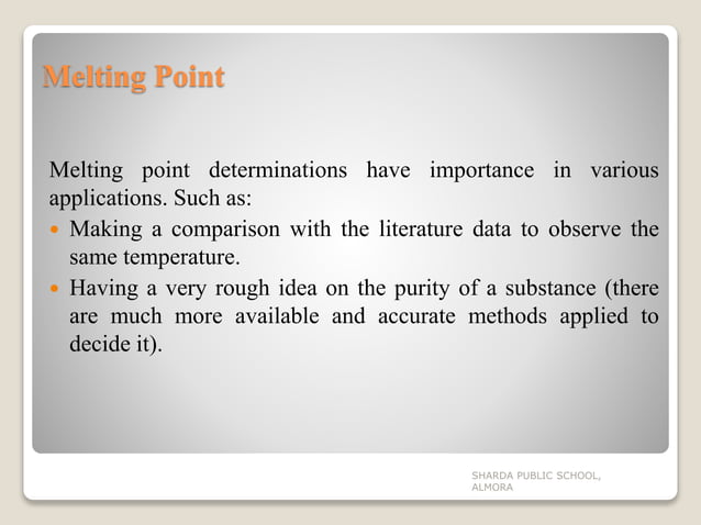 Separation and Purification of organic compounds | PPTX