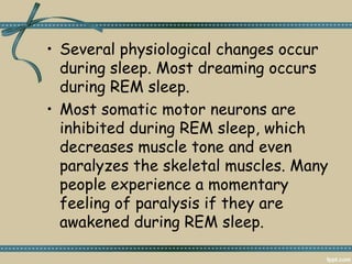 Phsiology of sleep | PPT