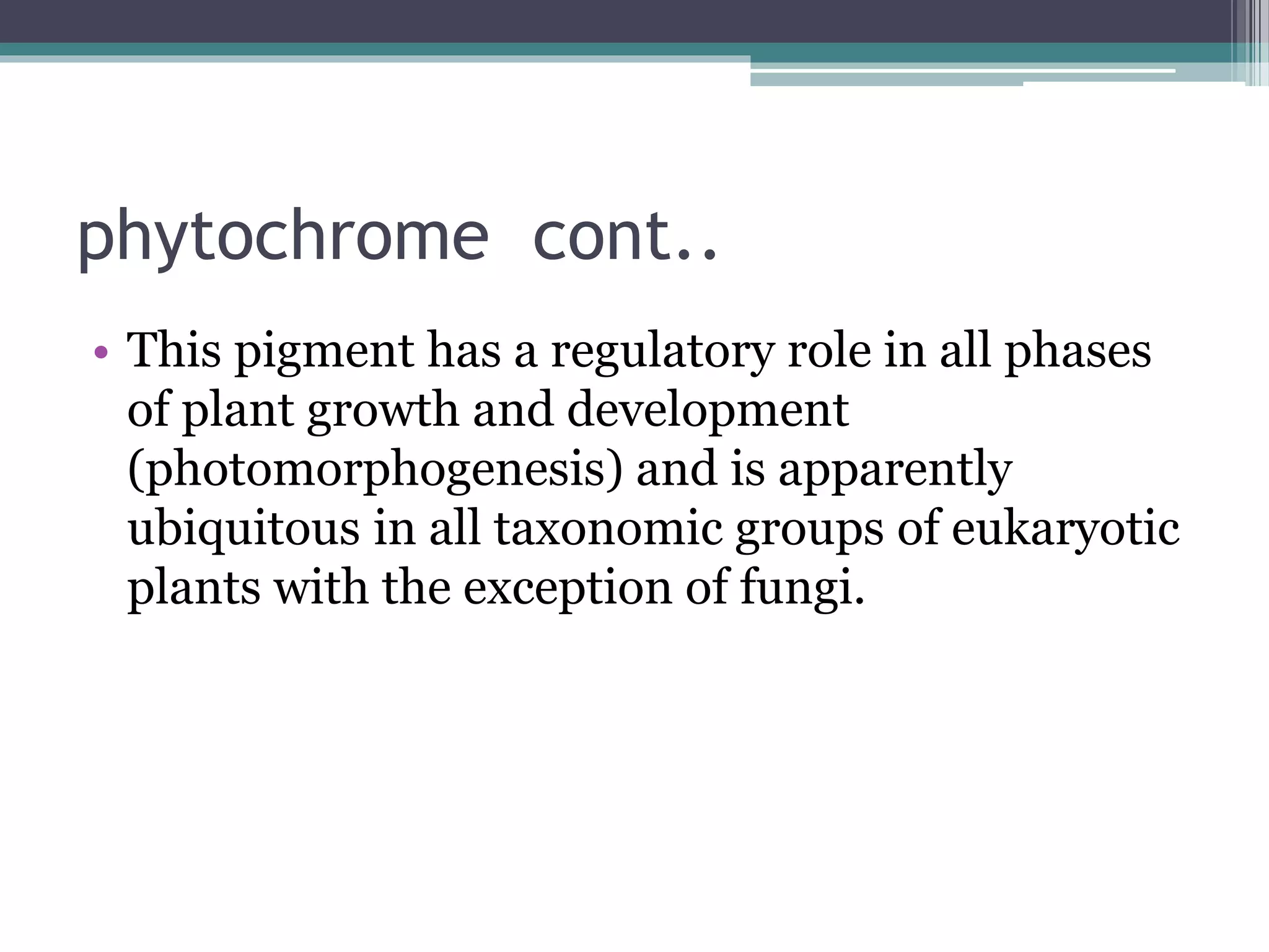 phytochrome | PPTX