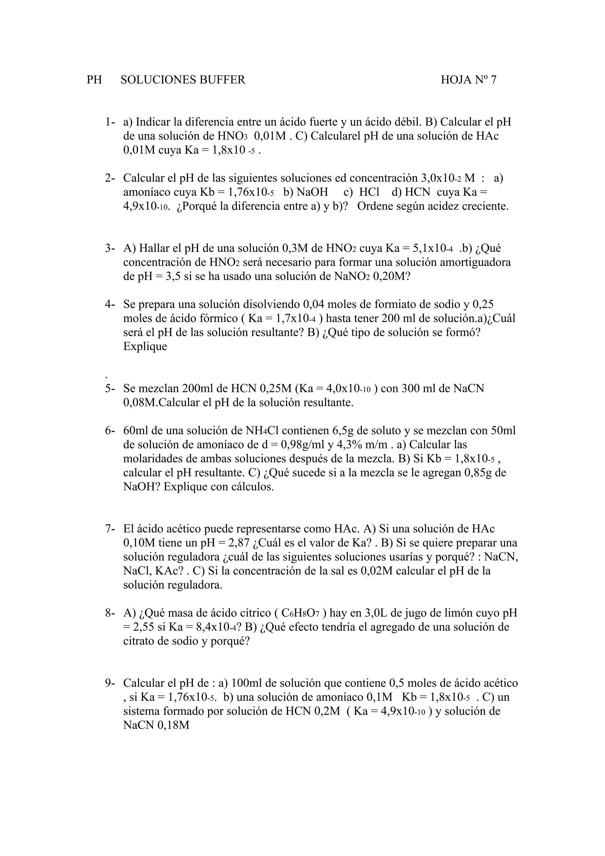 Ph soluciones buffer n7 | DOC