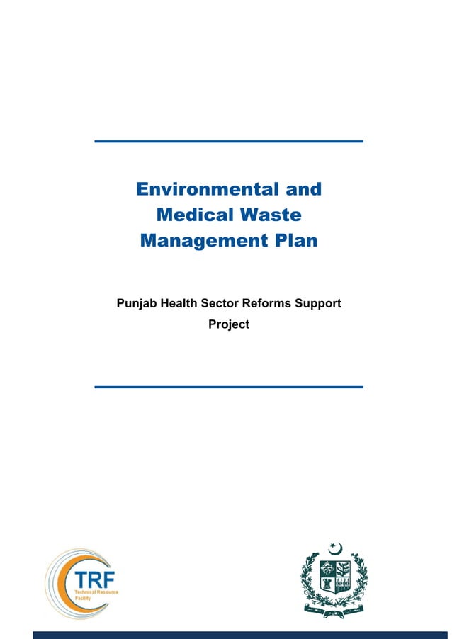 Environmental and Medical Waste Management Plan - Punjab Health Sector ...