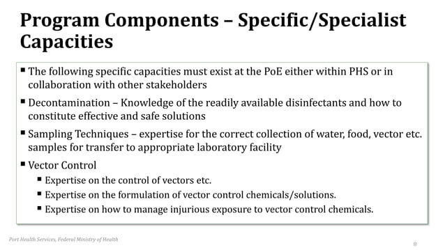 PHS Sanitation and Hygiene.pptx | Healthcare Industry | Industries