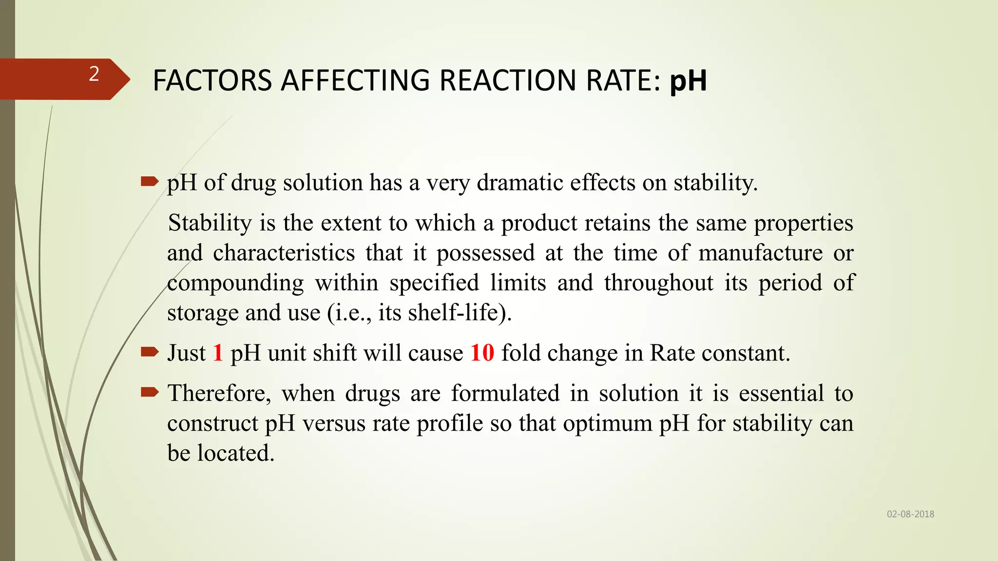 pH stability profile | PPTX