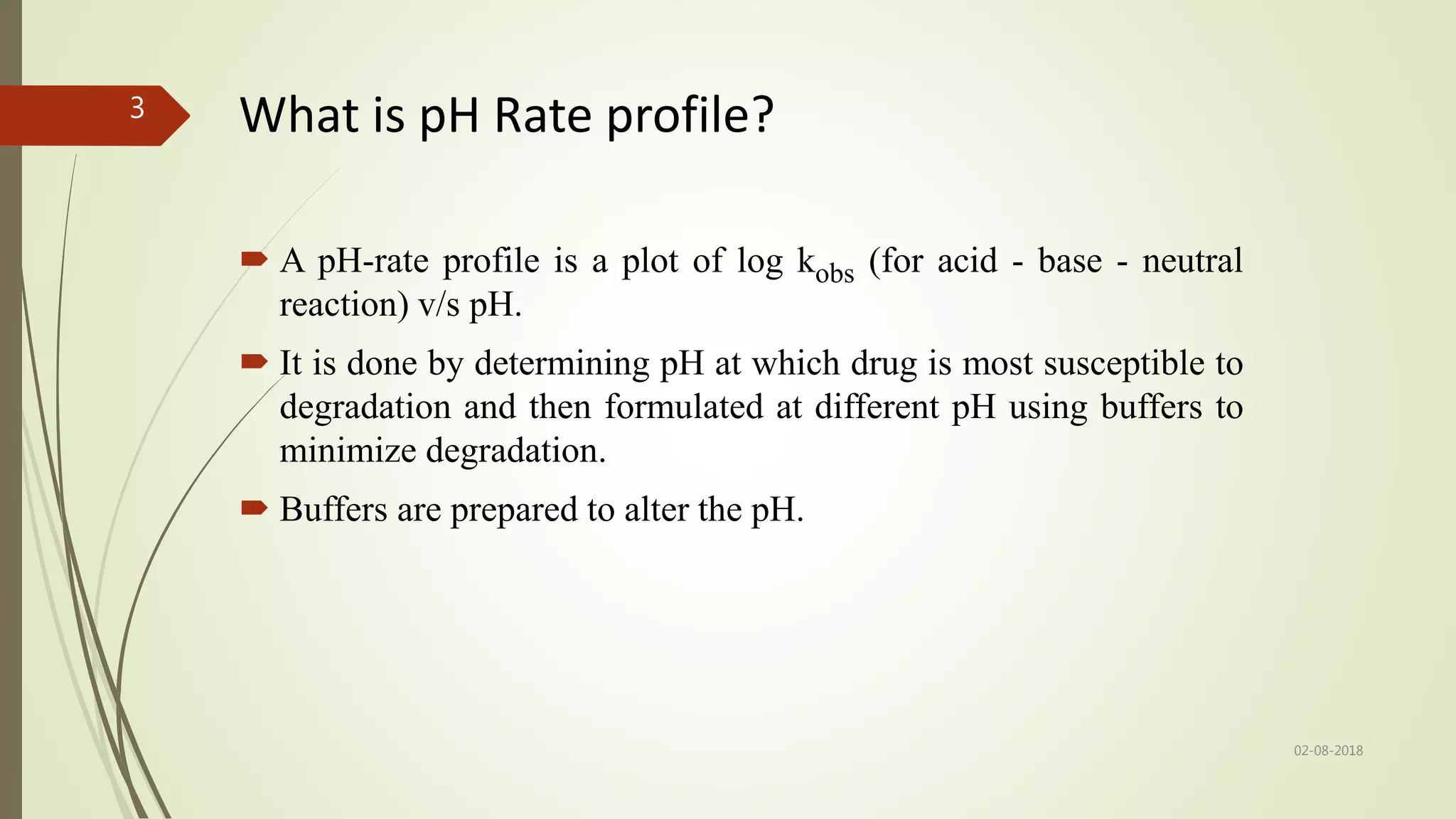 pH stability profile | PPTX