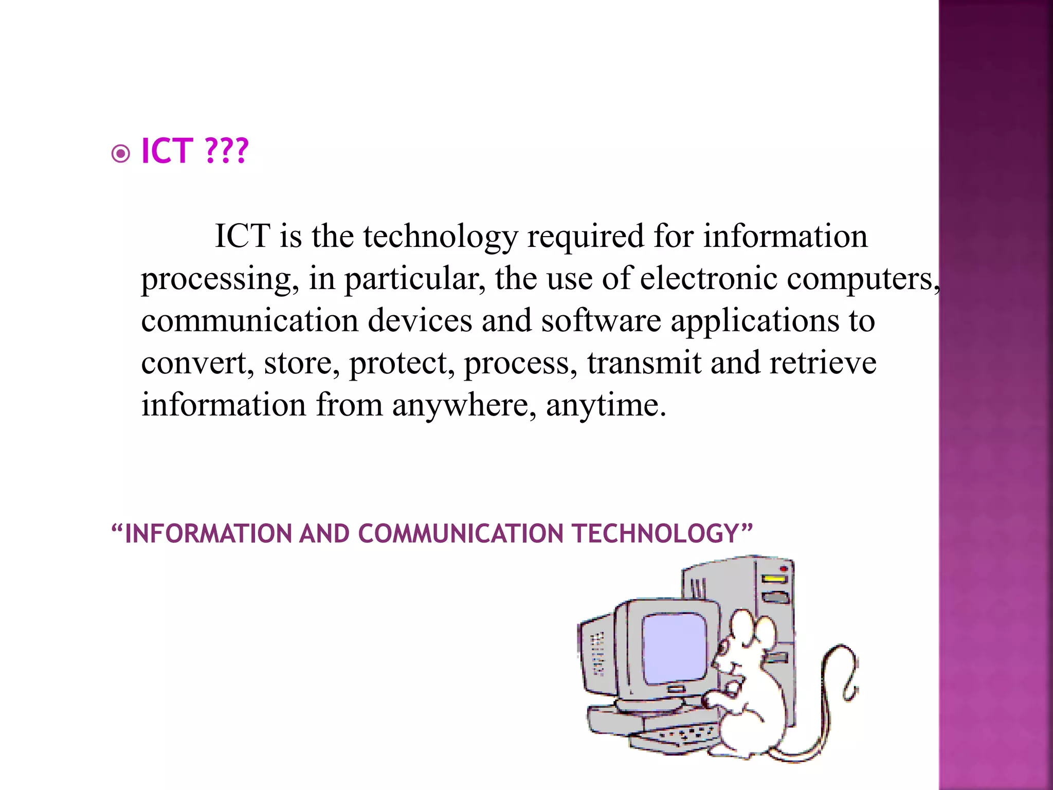 ICT & Chemistry | PPTX