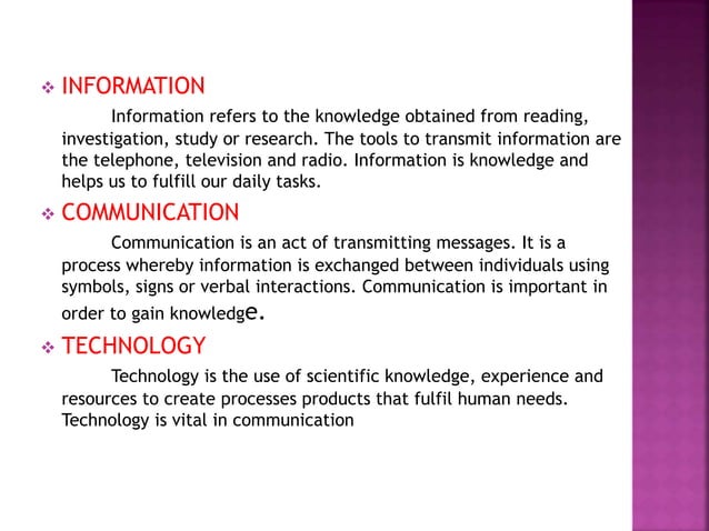 ICT & Chemistry | PPT